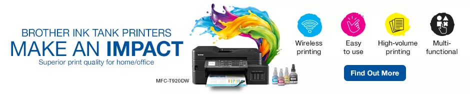DCP-T820DW Ink Tank Printer | Brother Gulf, Middle East & Africa