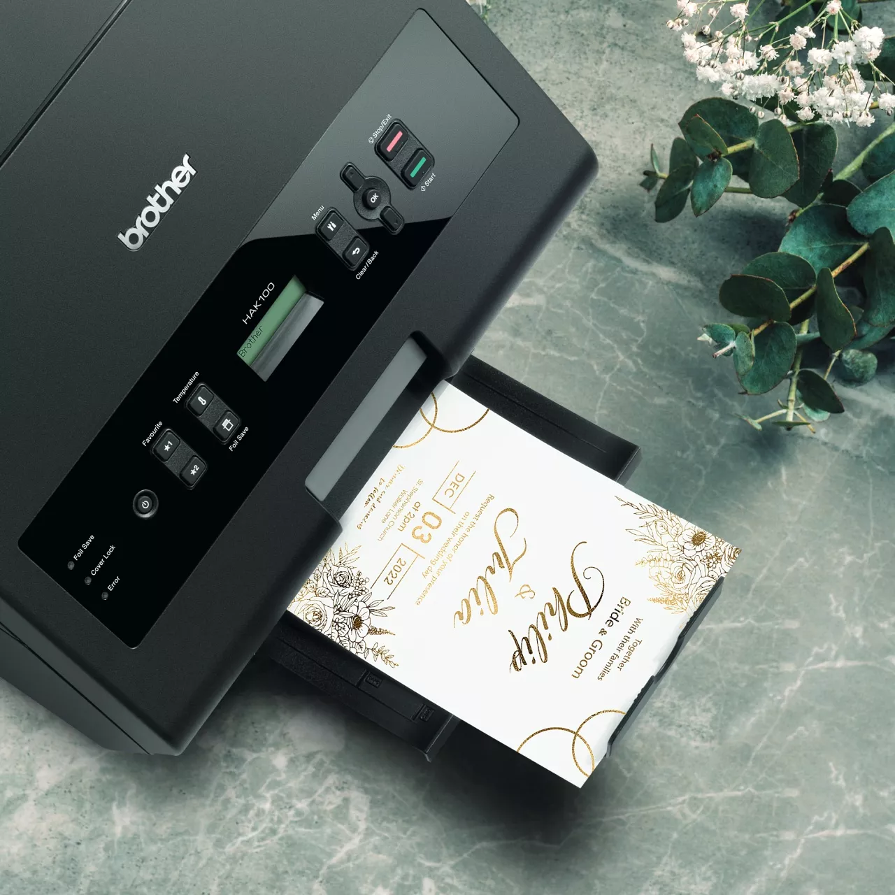 HAK-100 Foil Printer | Brother Gulf, Middle East & Africa